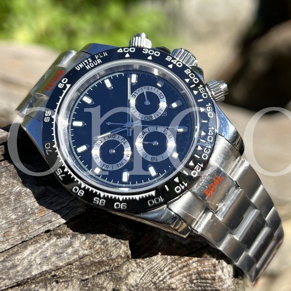 n/a | Accessories | Custom Made Mods Watch Daytona Style Ceramic Ring ...